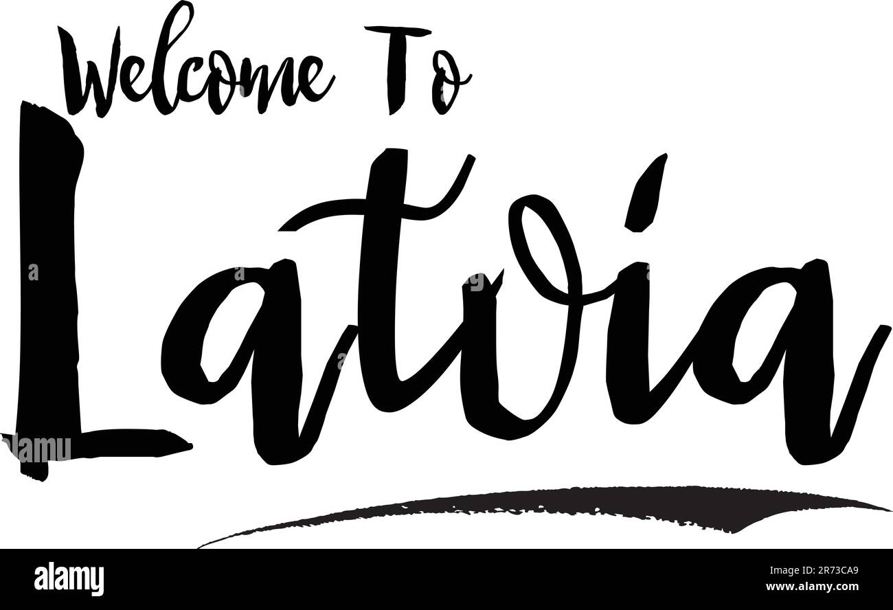 Country Name In Elegant Bold Typography Text Lettering Vector Art ...