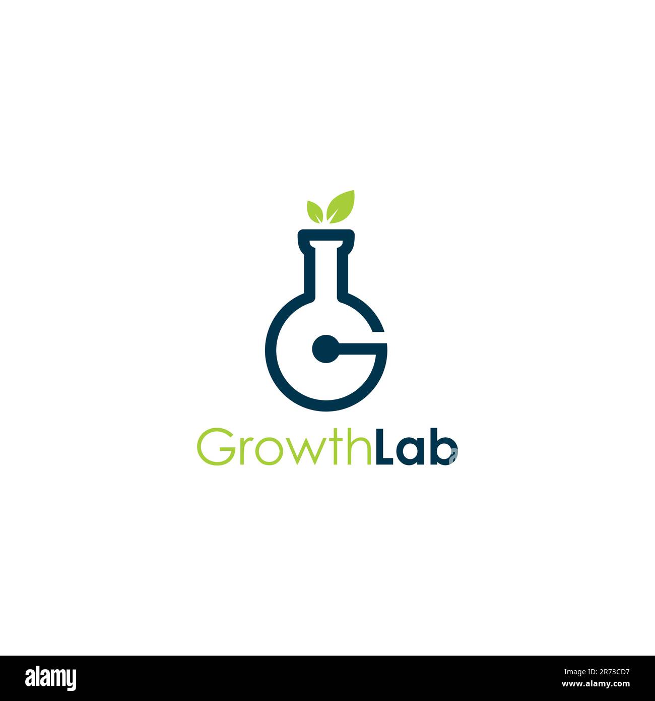 Growth Lab Logo Design. Letter G Laboratory Stock Vector Image & Art ...