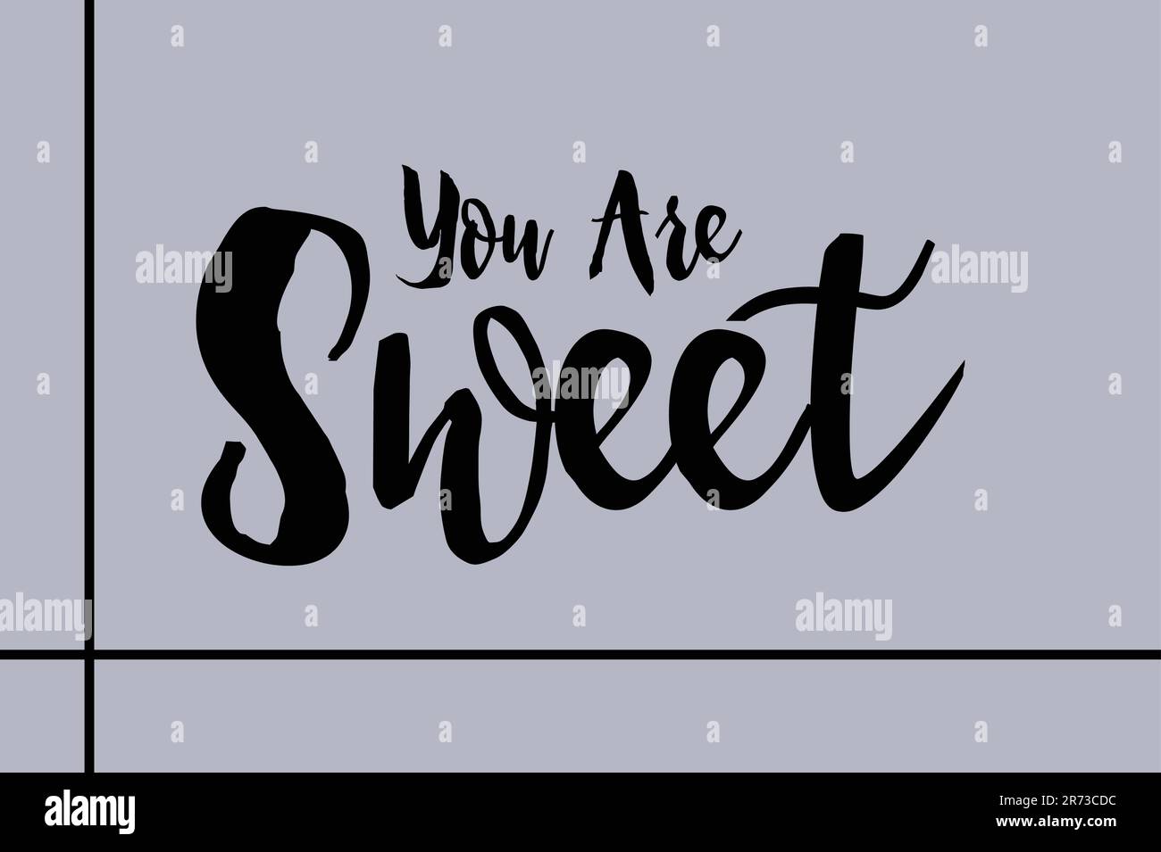 Stylish Bold Typography Text Lettering Quote Vector Design Stock Vector ...