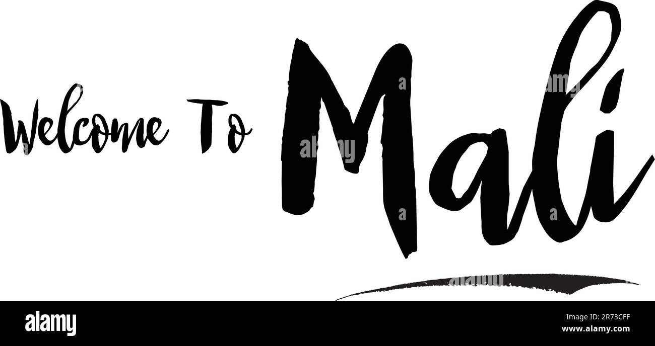 Country Name In Elegant Bold Typography Text Lettering Vector Art ...