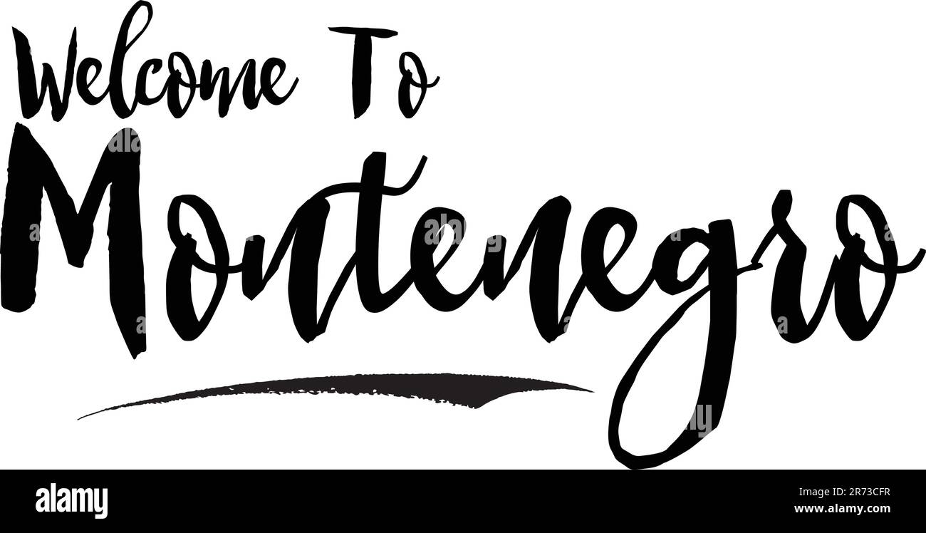 Country Name In Elegant Bold Typography Text Lettering Vector Art ...