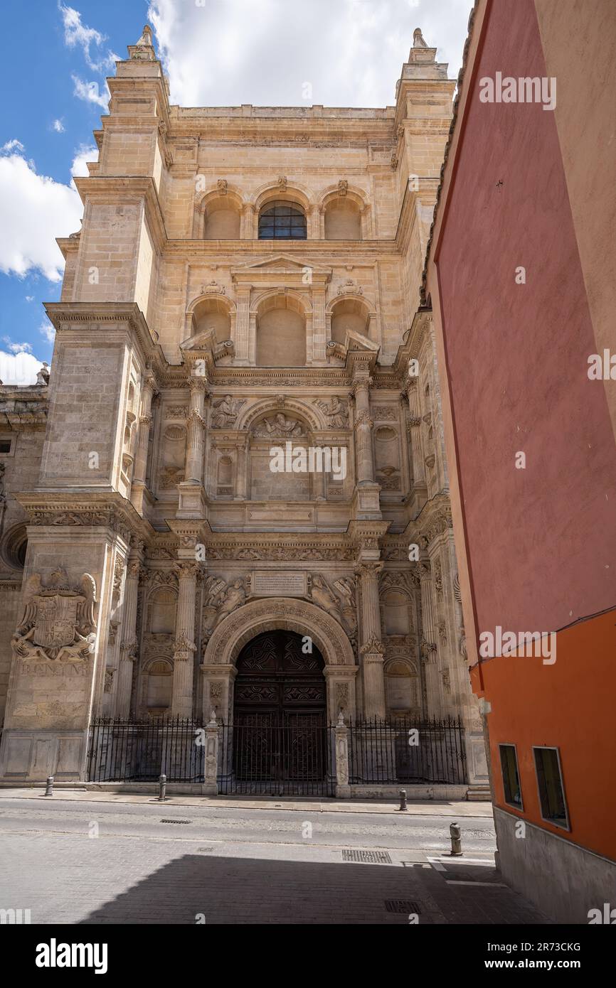 Door at Granada Cathedral - Granada, Andalusia, Spain Stock Photo - Alamy