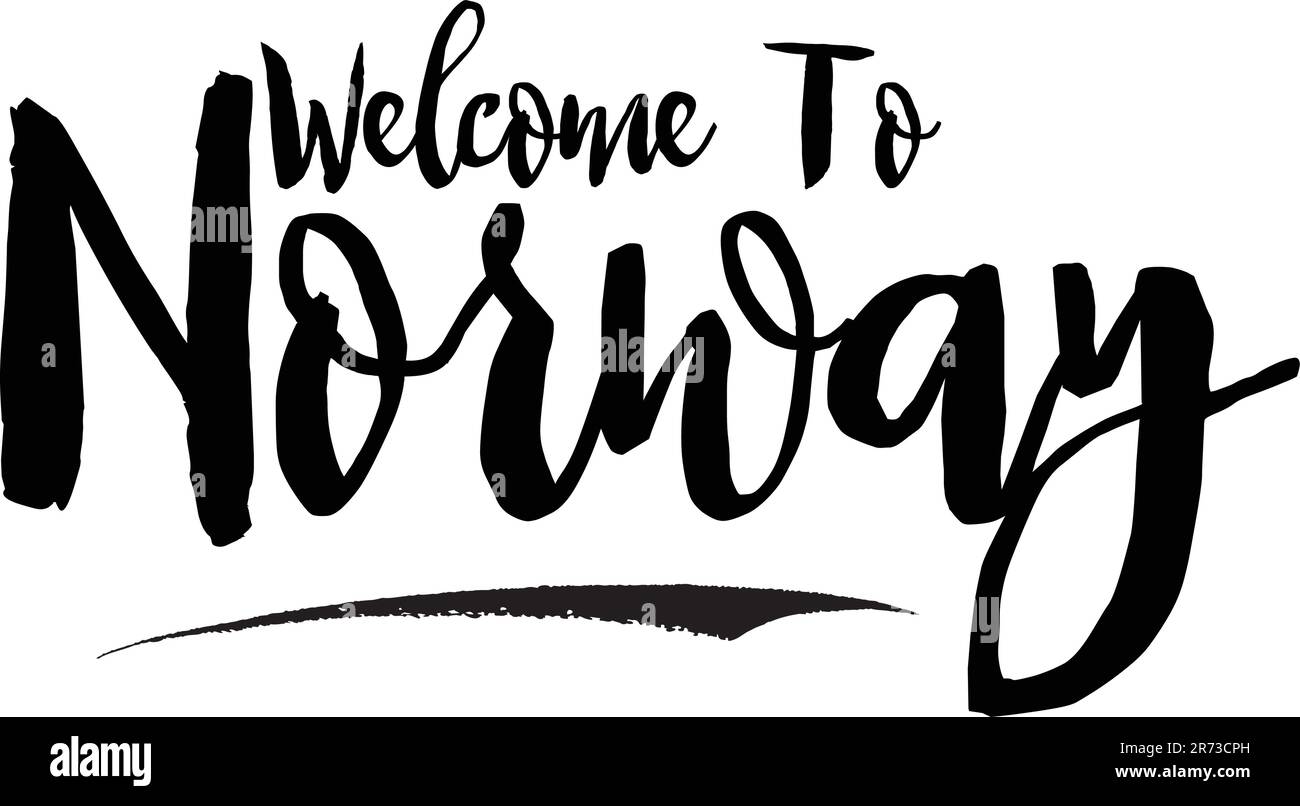 Country Name In Elegant Bold Typography Text Lettering Vector Art ...