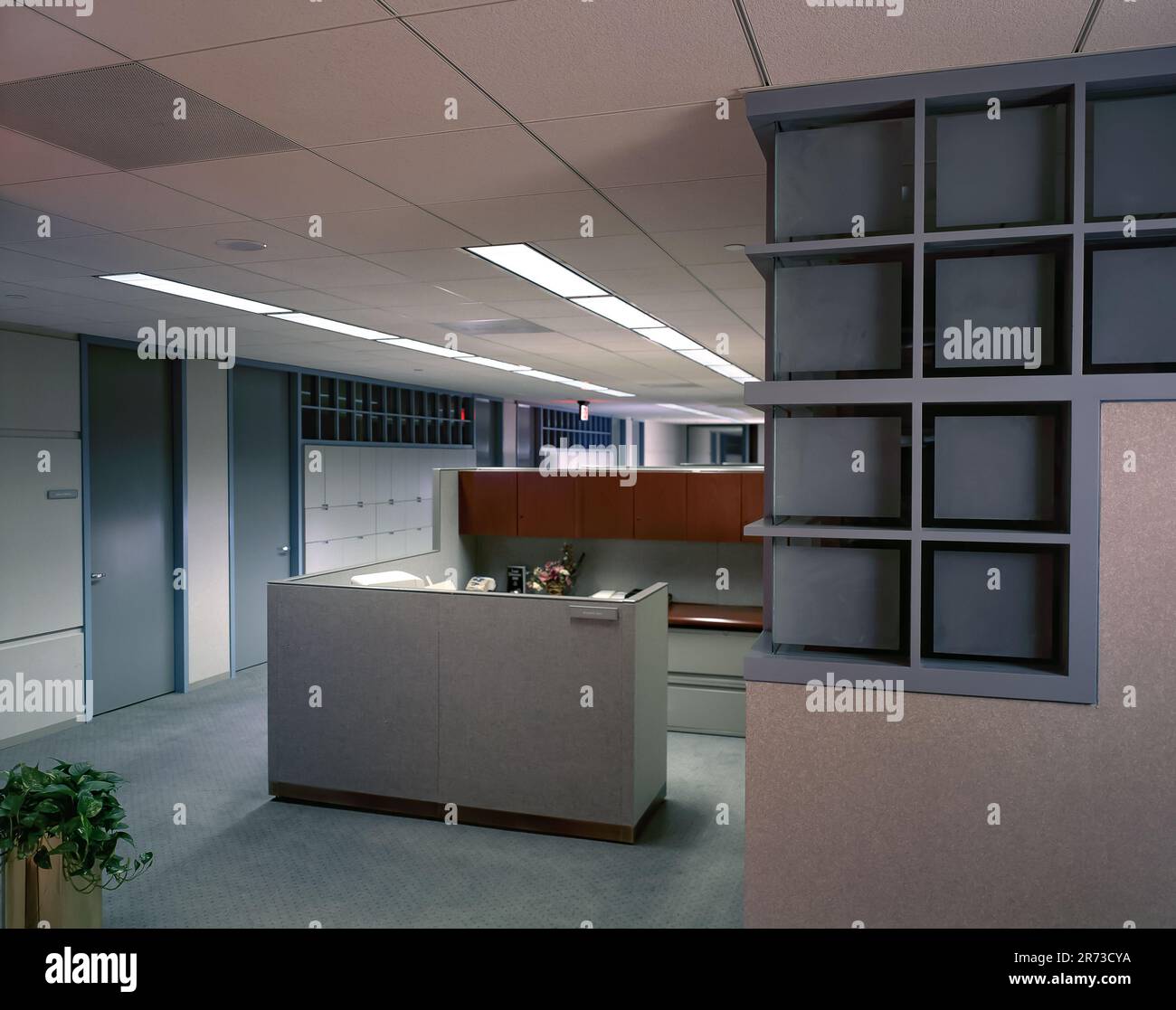 Architectural interior, business office, reception areas Stock Photo ...