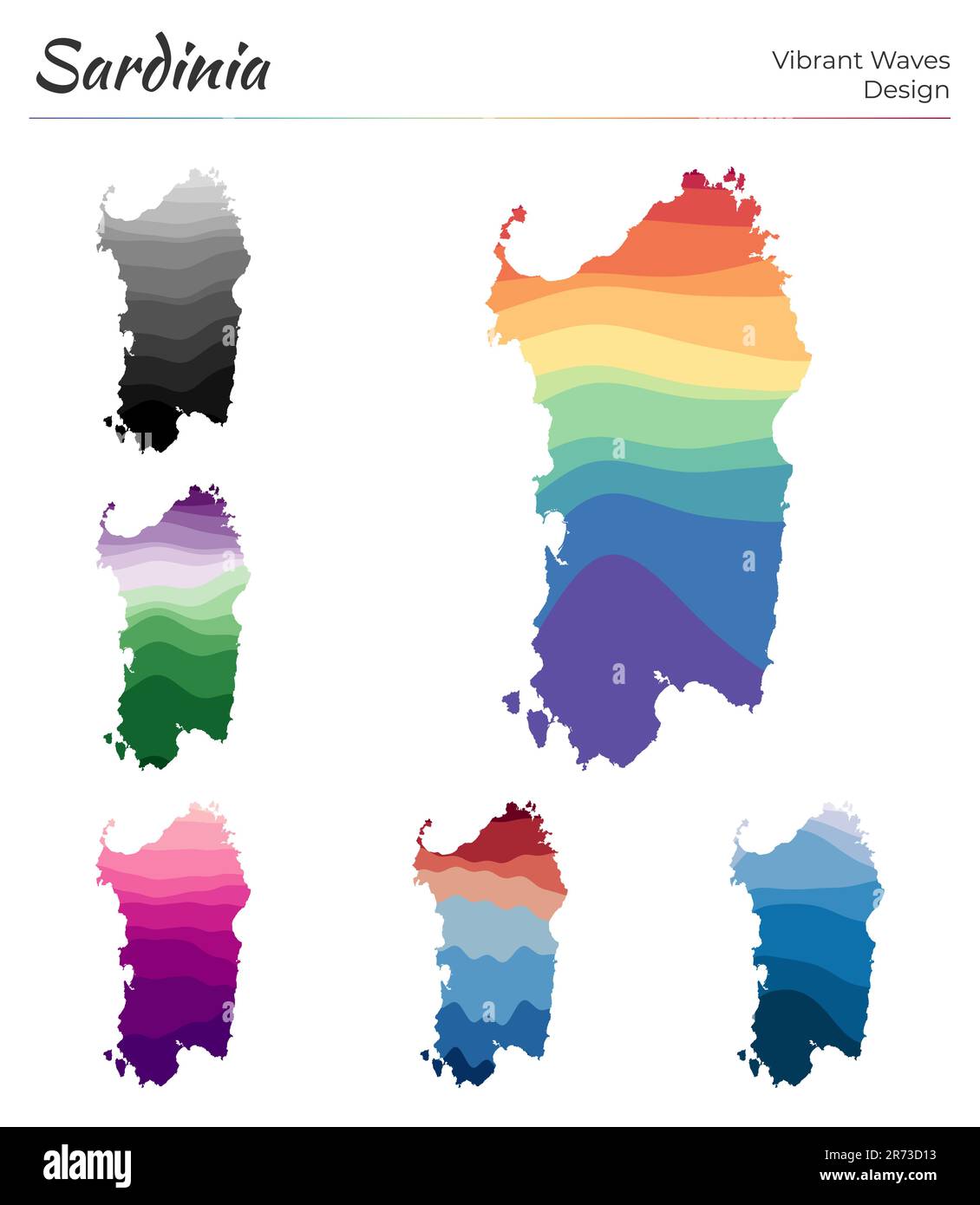 sardinia on a map in europe