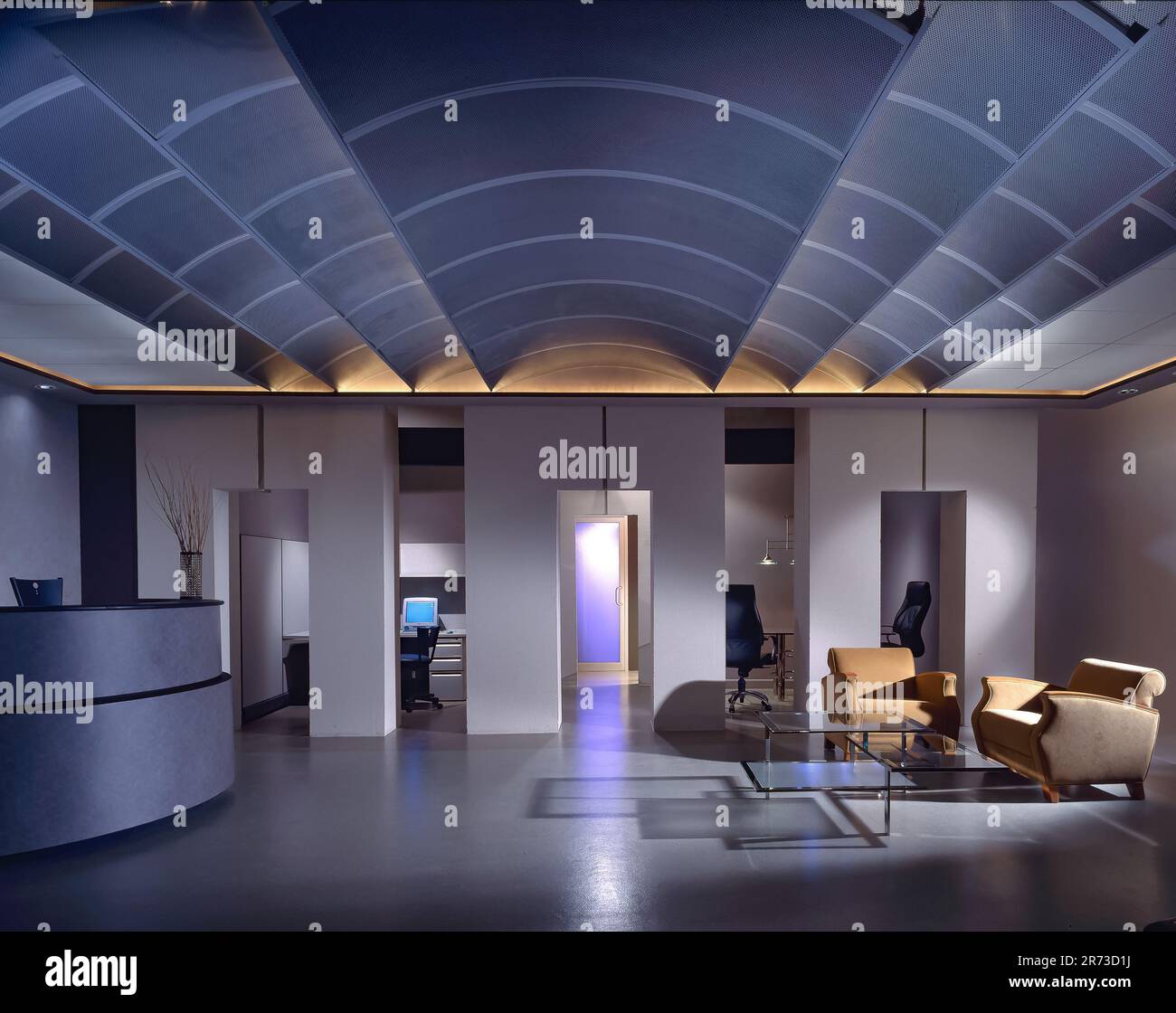 Architectural interior, business office, reception areas Stock Photo ...