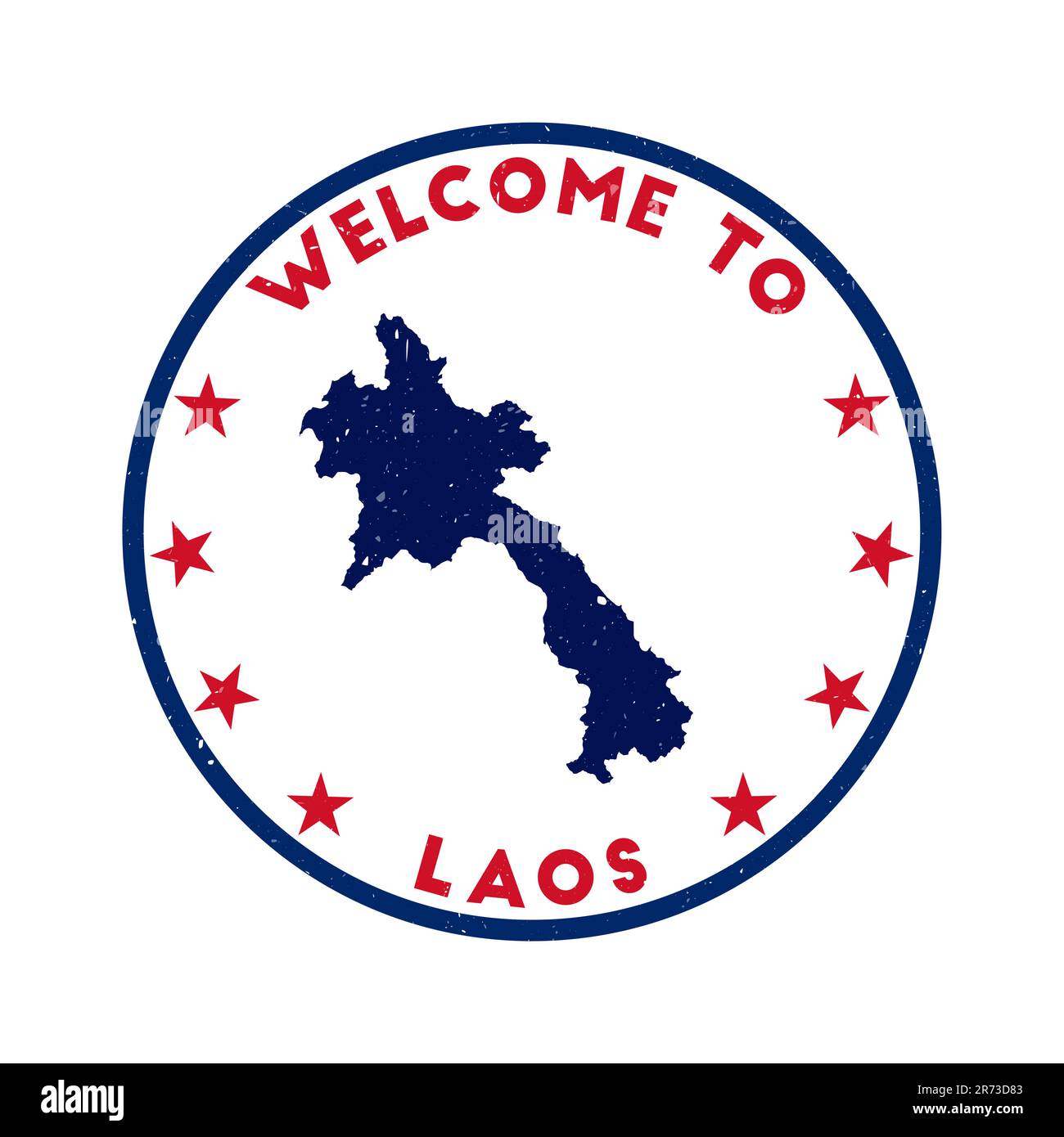 Welcome to laos Cut Out Stock Images & Pictures - Alamy