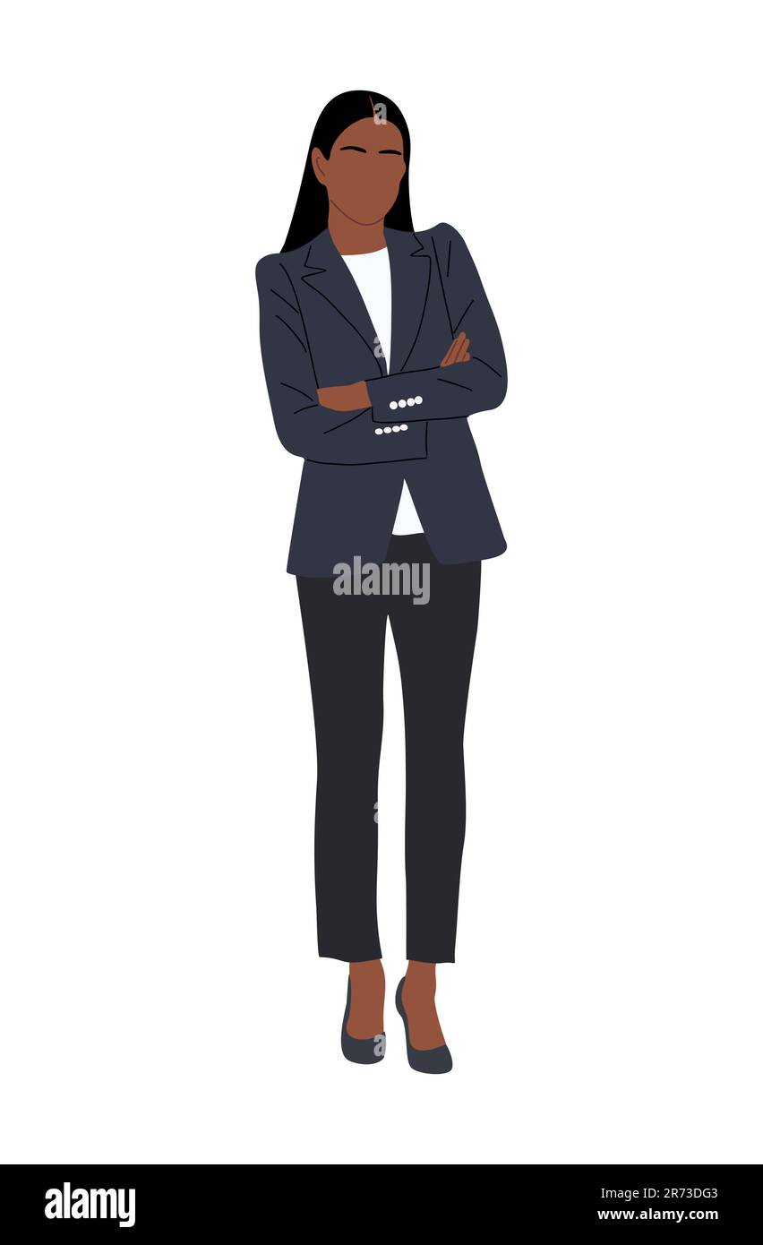 Young woman white background full body Stock Vector Images - Alamy