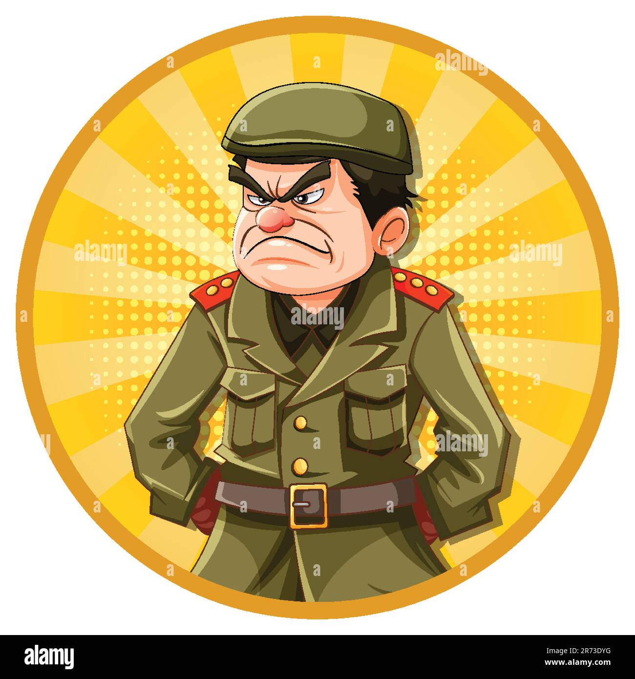 The commanding officer Stock Vector Images - Alamy