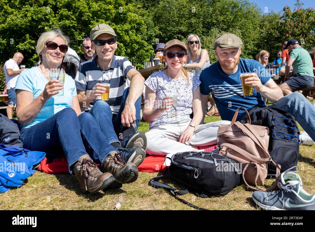 Whit Friday Brass Band contests. PIC shows Lydgate contest Stock Photo ...