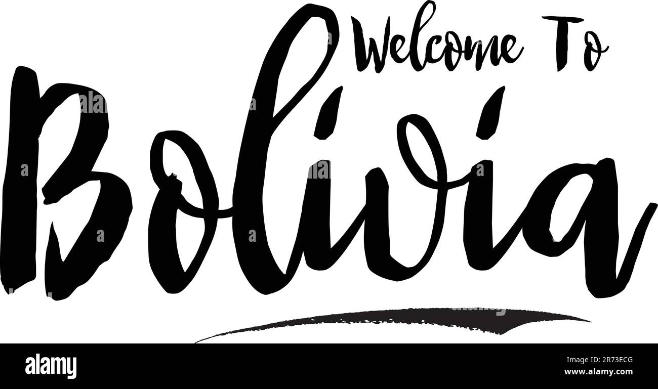 Country Name In Elegant Bold Typography Text Lettering Vector Art ...