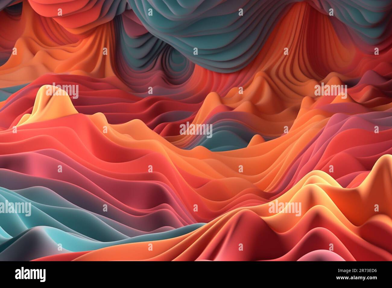 3D rendering abstract colorful background banner or wallpaper, graphic ...