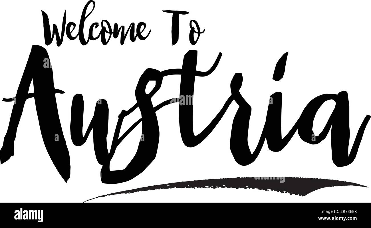 Country Name In Elegant Bold Typography Text Lettering Vector Art ...