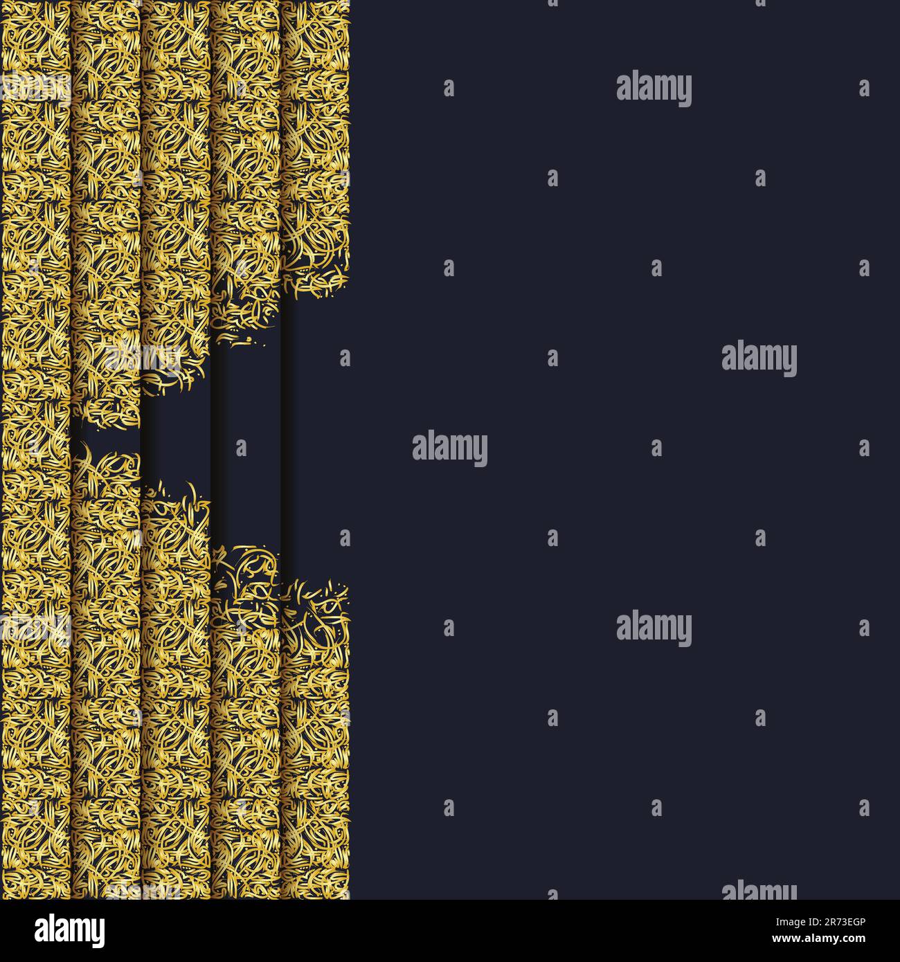 Abstract golden arabic caligraphy background Stock Vector Image & Art ...