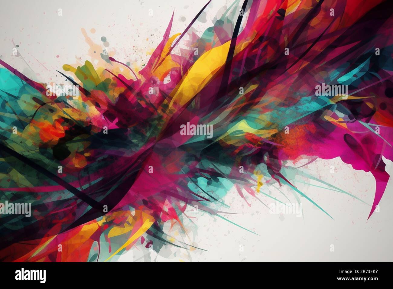 3D rendering abstract colorful background banner or wallpaper, graphic ...
