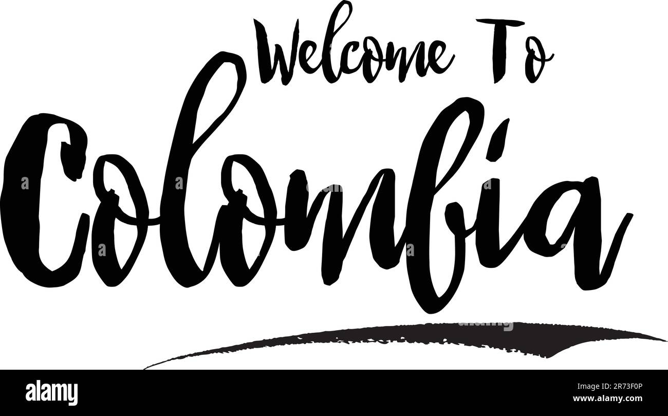 Country Name In Elegant Bold Typography Text Lettering Vector Art ...