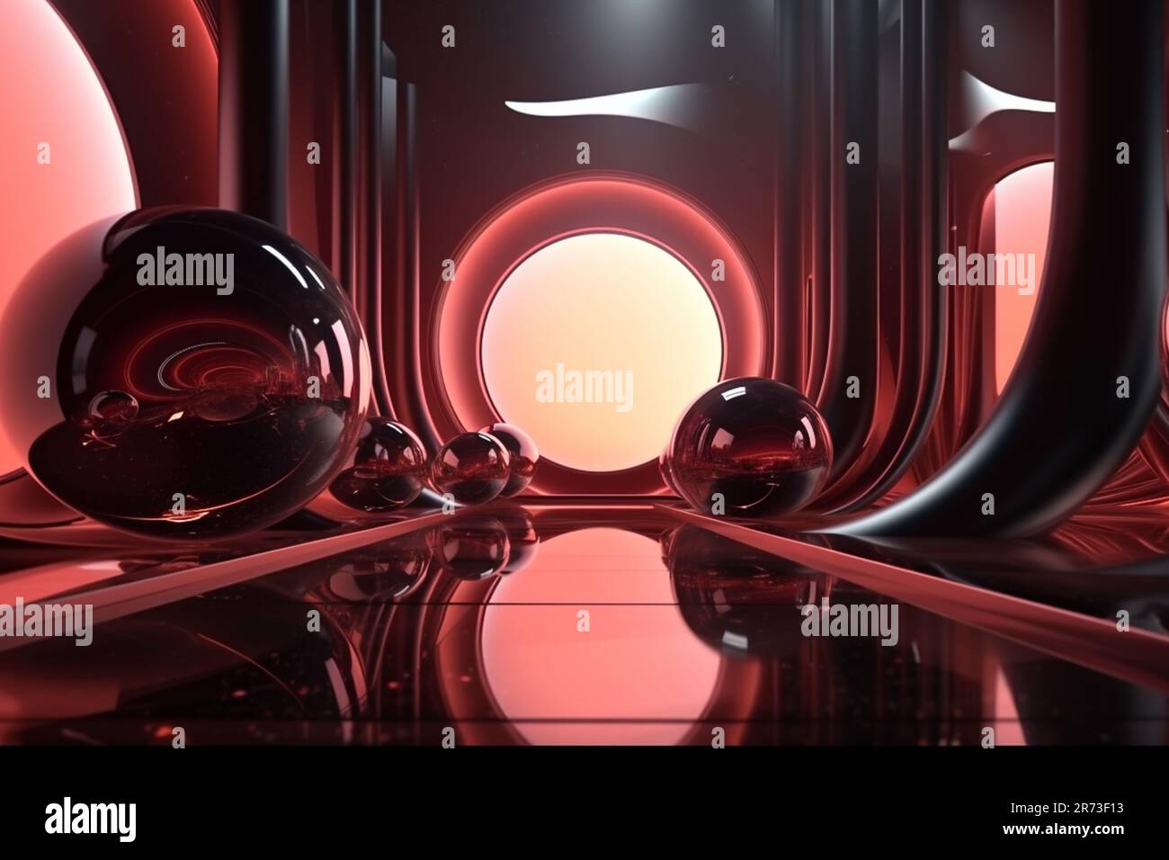 3D rendering abstract colorful background banner or wallpaper, graphic ...