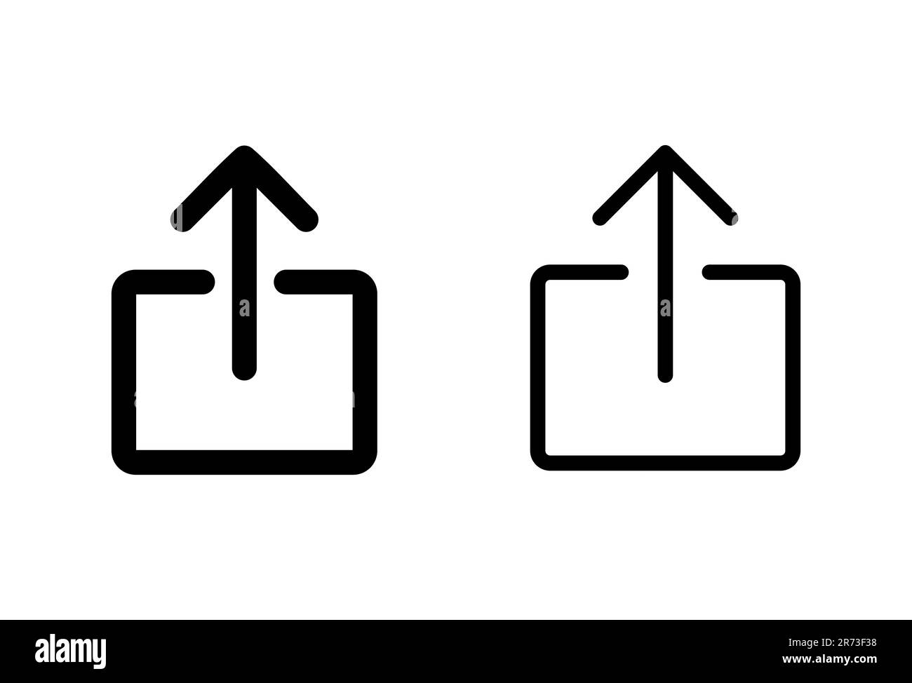 Share icon set. Sharing vector icon Stock Vector Image & Art - Alamy