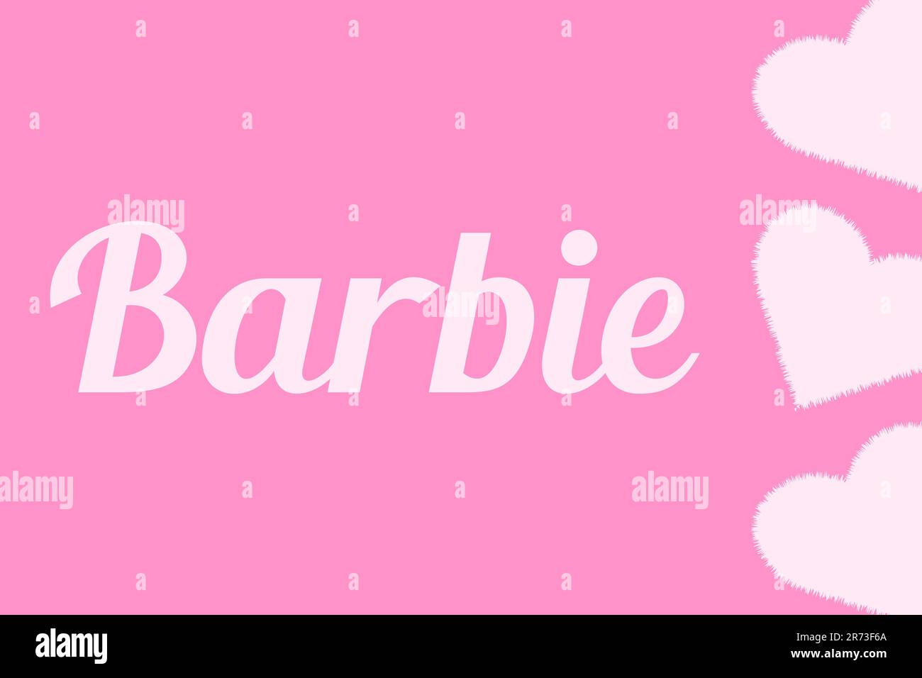 Barbie Logo Wallpaper Pink