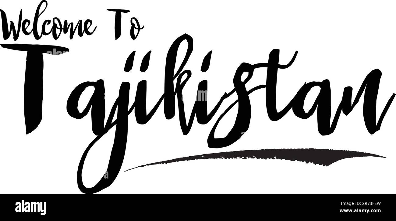 Country Name In Elegant Bold Typography Text Lettering Vector Art ...