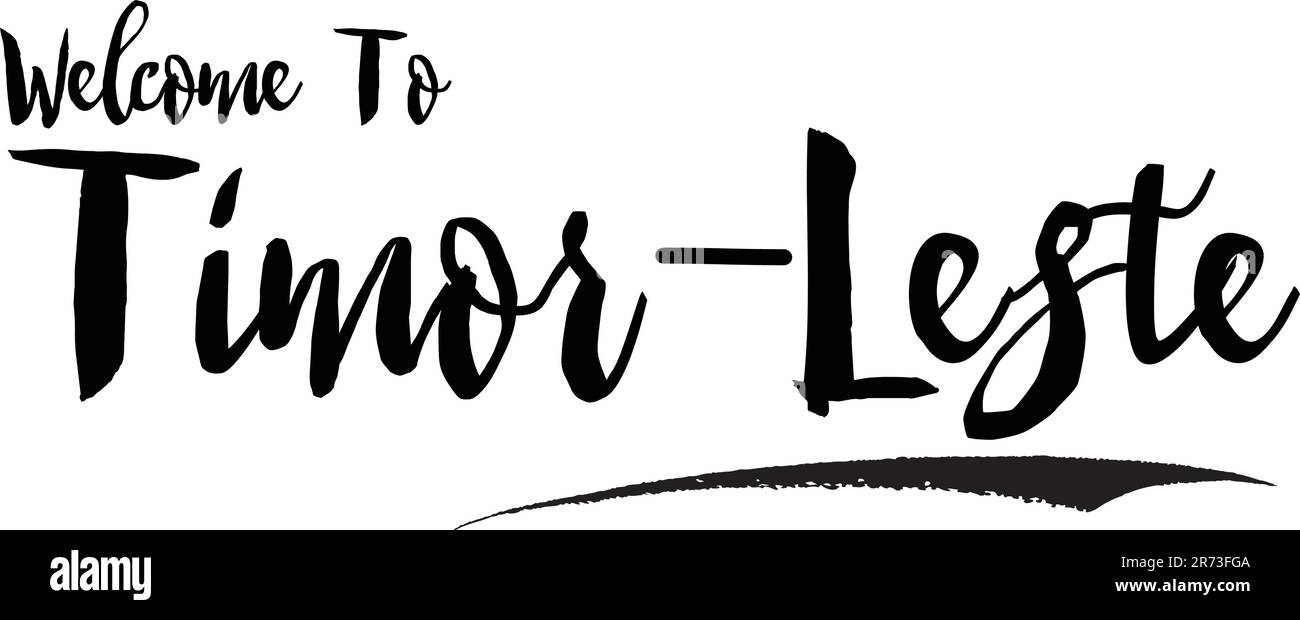 Country Name In Elegant Bold Typography Text Lettering Vector Art ...