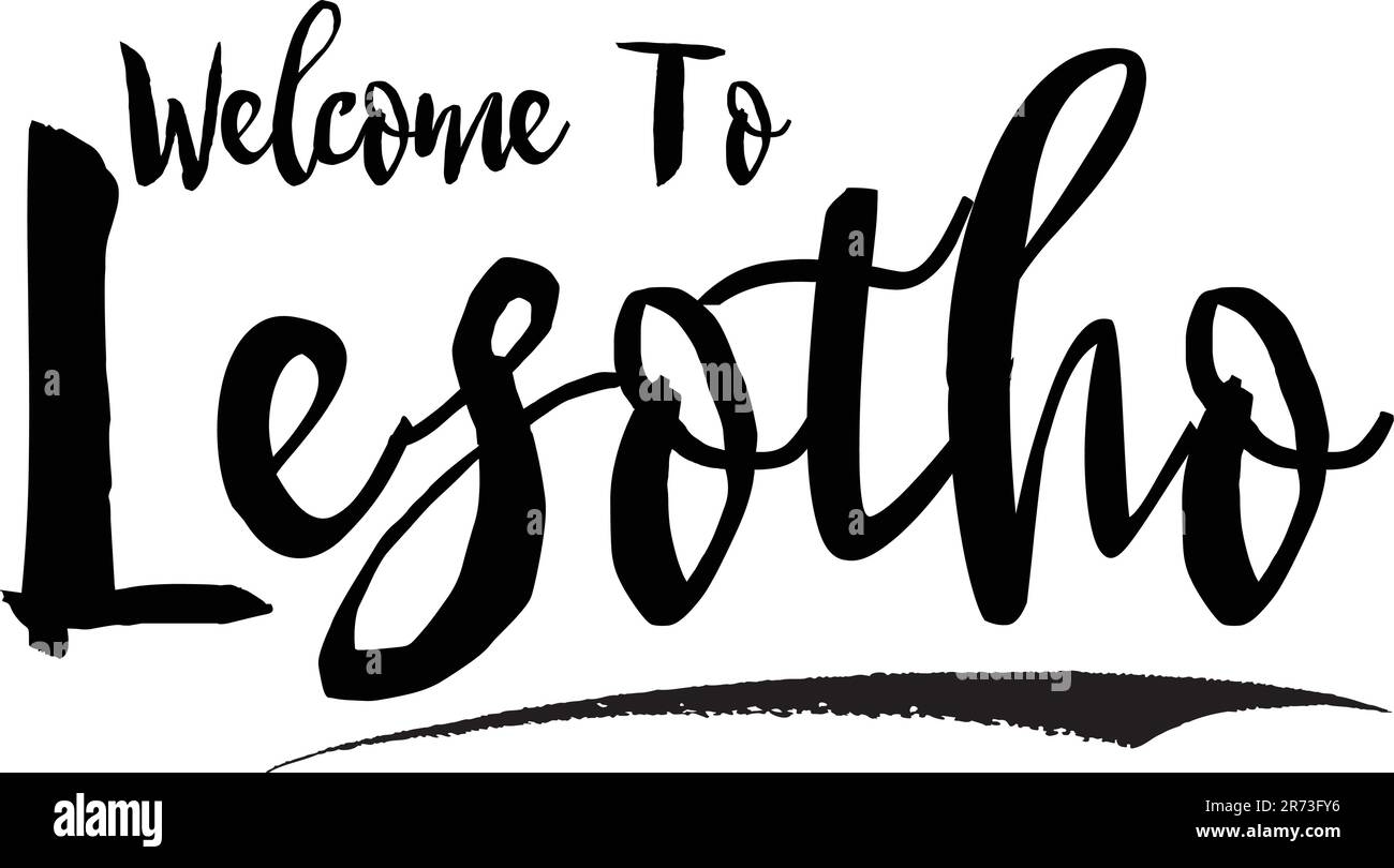 Country Name In Elegant Bold Typography Text Lettering Vector Art ...