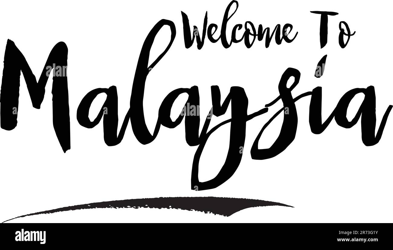 Country Name In Elegant Bold Typography Text Lettering Vector Art ...