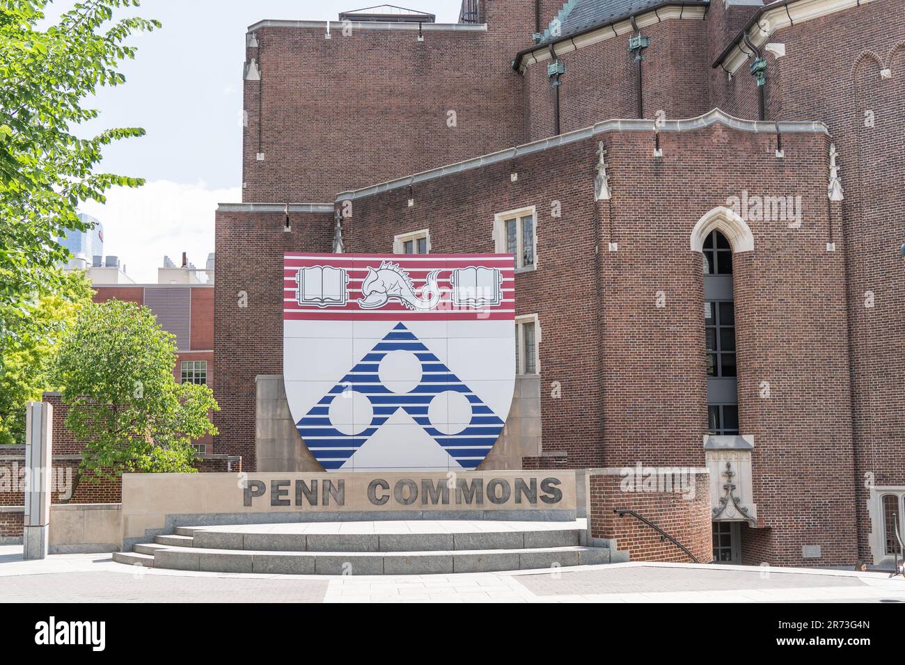 Philadelphia, Pennsylvania – June 4, 2023: Penn Commons is in the ...