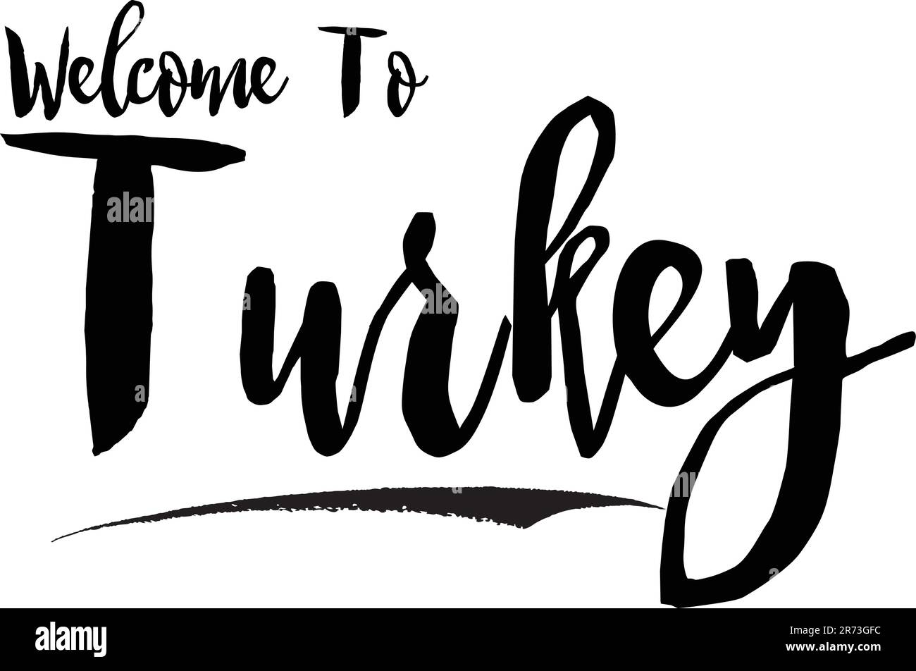 Country Name In Elegant Bold Typography Text Lettering Vector Art ...