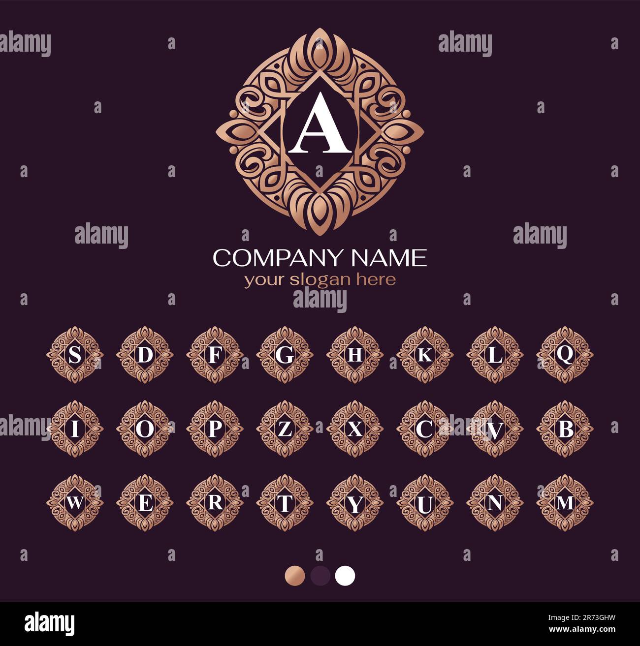 Collection of luxury logos, wedding, hotel design, resort, restaurant ...