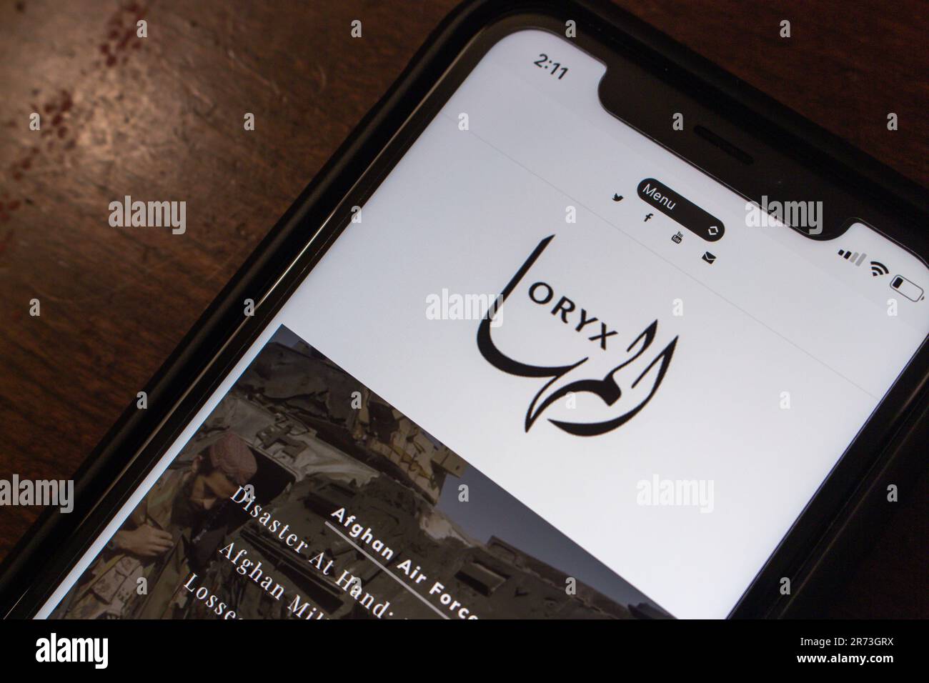 Logo of Oryx seen in its website. Oryx (Oryxspioenkop), is a Dutch open ...