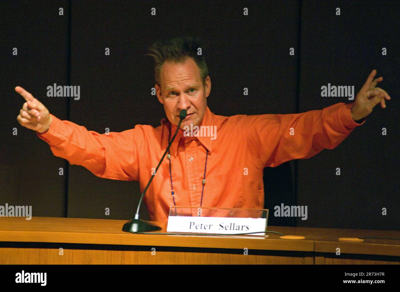 Peter Sellars giving speech in Istanbul, Turkey Stock Photo - Alamy