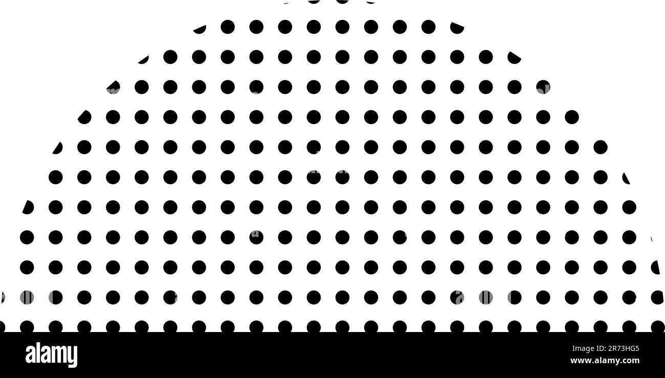 Trendy vector minimalist geometric basic dots half circle element ...