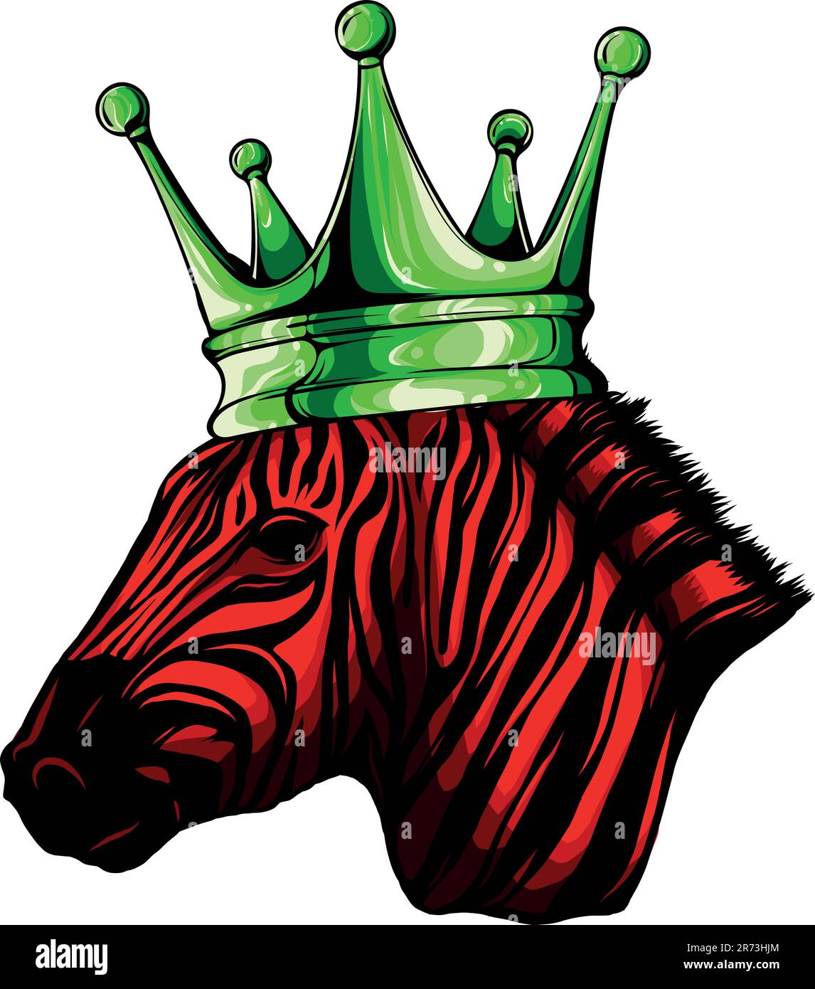 hand draw Zebra head vector illustration design Stock Vector Image ...