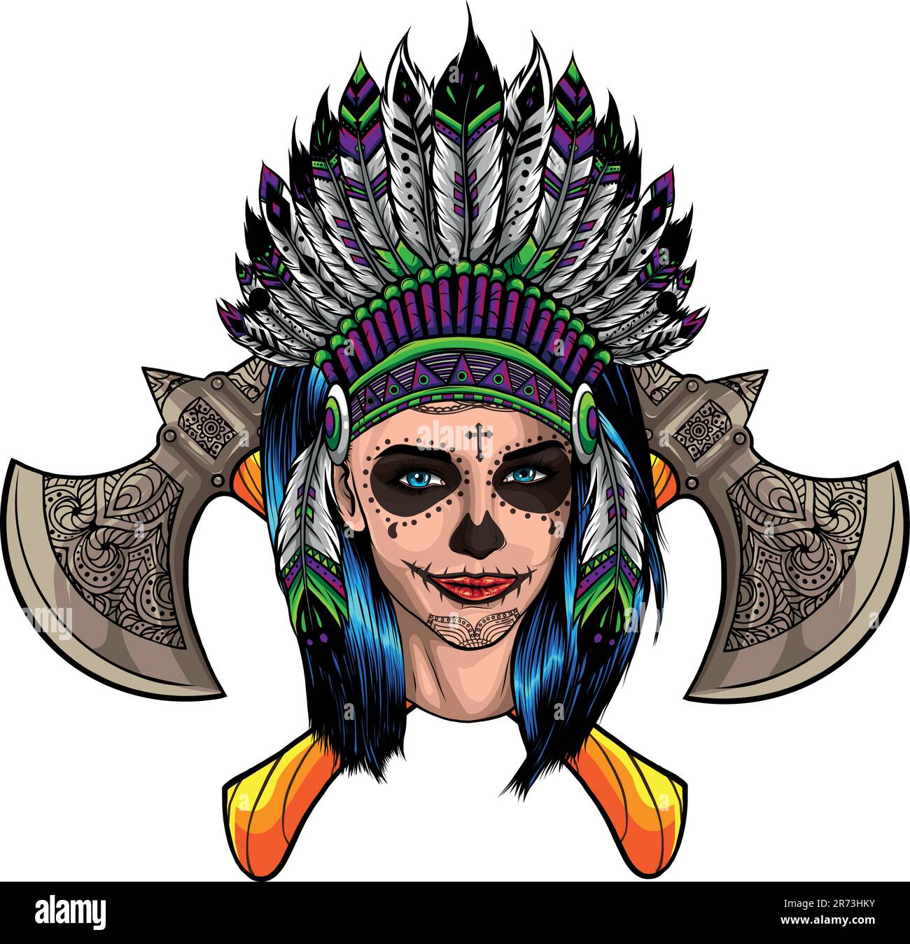 draw of Dead girl vector illustration design Stock Vector Image & Art ...