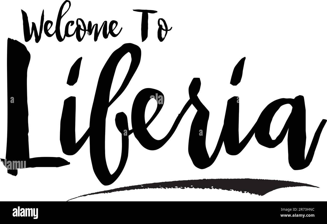 Country Name In Elegant Bold Typography Text Lettering Vector Art ...