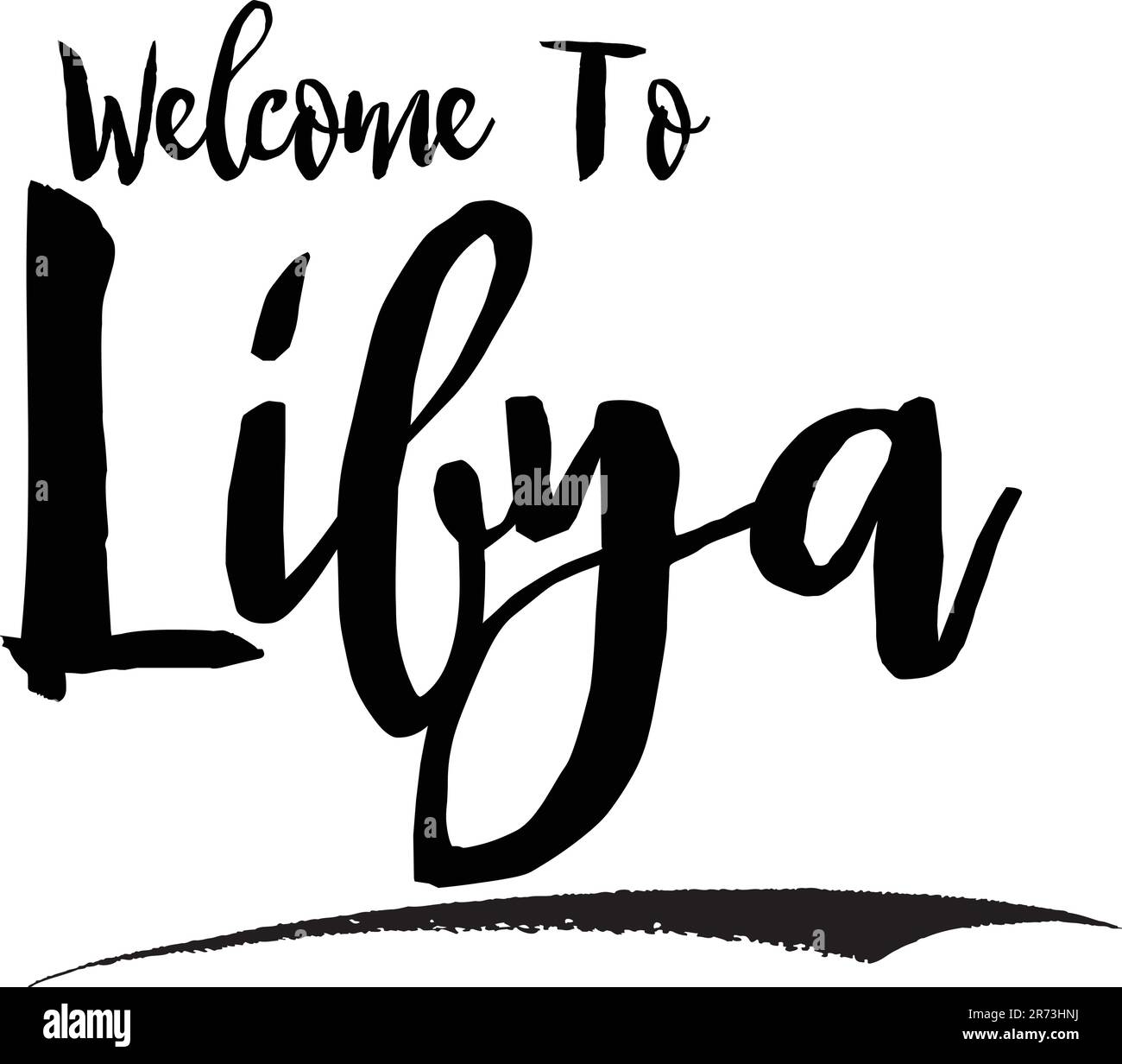 Country Name In Elegant Bold Typography Text Lettering Vector Art ...