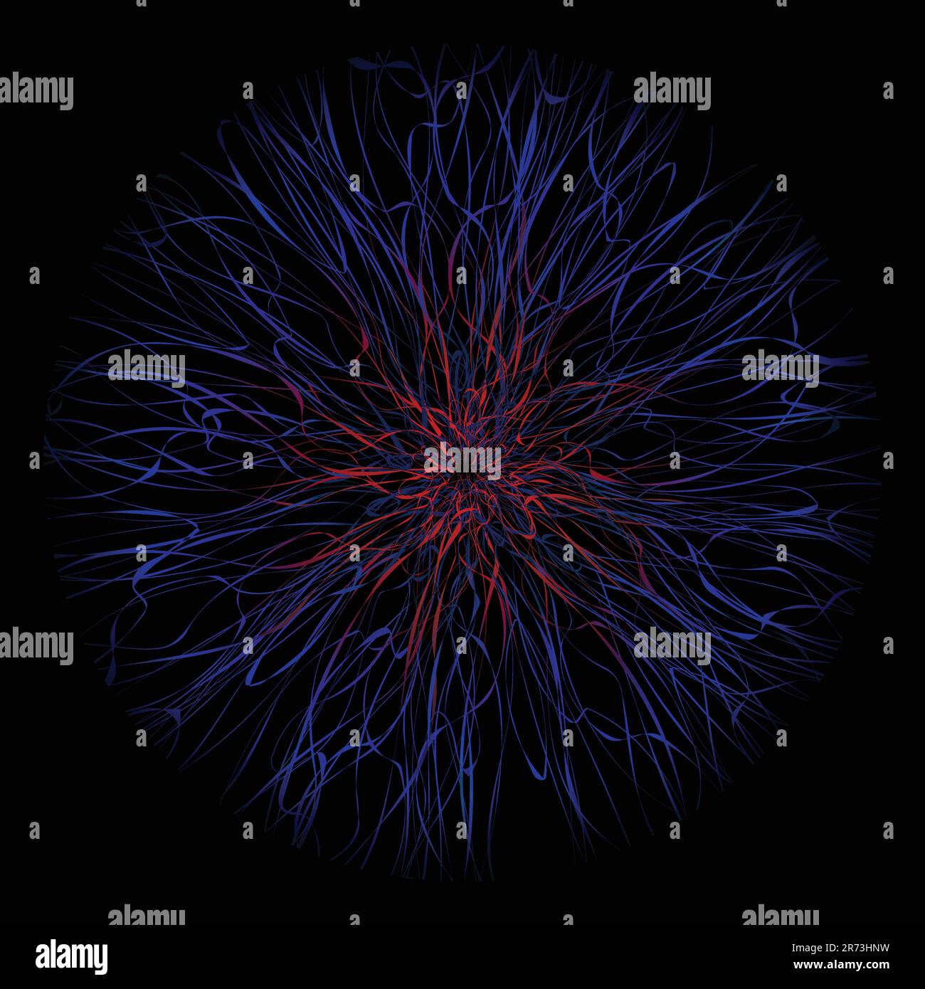 Pink and blue neuron web circle Stock Vector Image & Art - Alamy