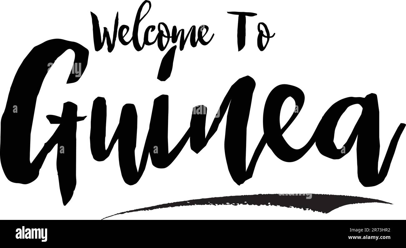 Country Name In Elegant Bold Typography Text Lettering Vector Art ...