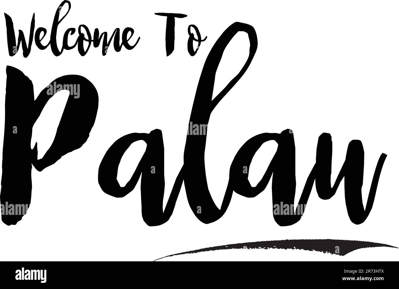 Country Name In Elegant Bold Typography Text Lettering Vector Art ...