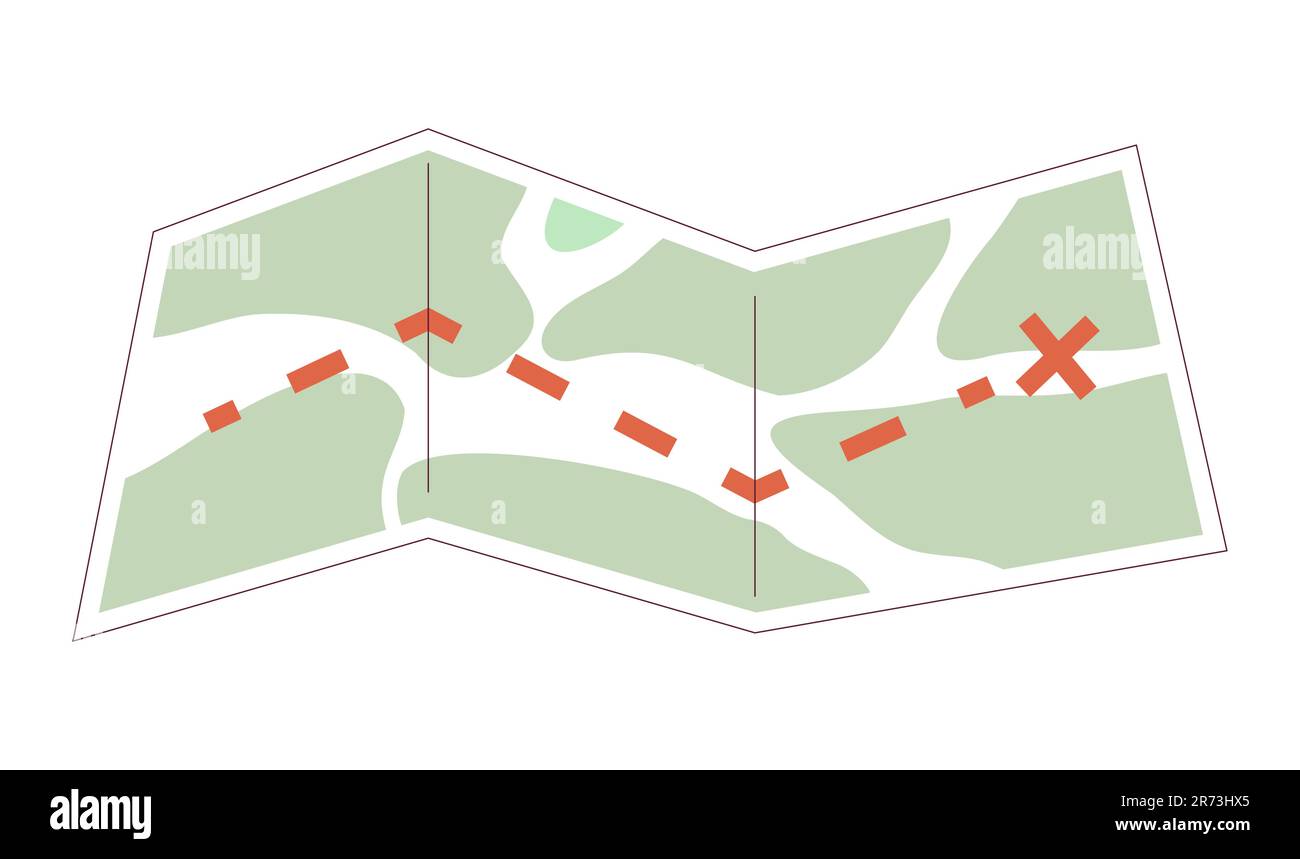 Destination map semi flat colour vector object Stock Vector Image & Art ...