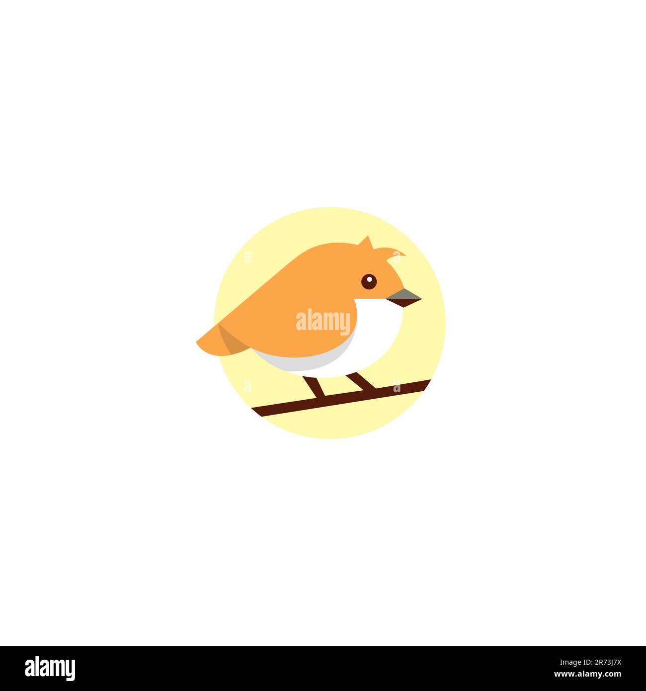 Bird Cute Logo Bird Kid vector Illustration Stock Vector Image & Art ...