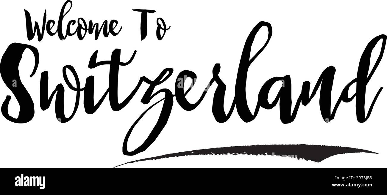 Country Name In Elegant Bold Typography Text Lettering Vector Art ...