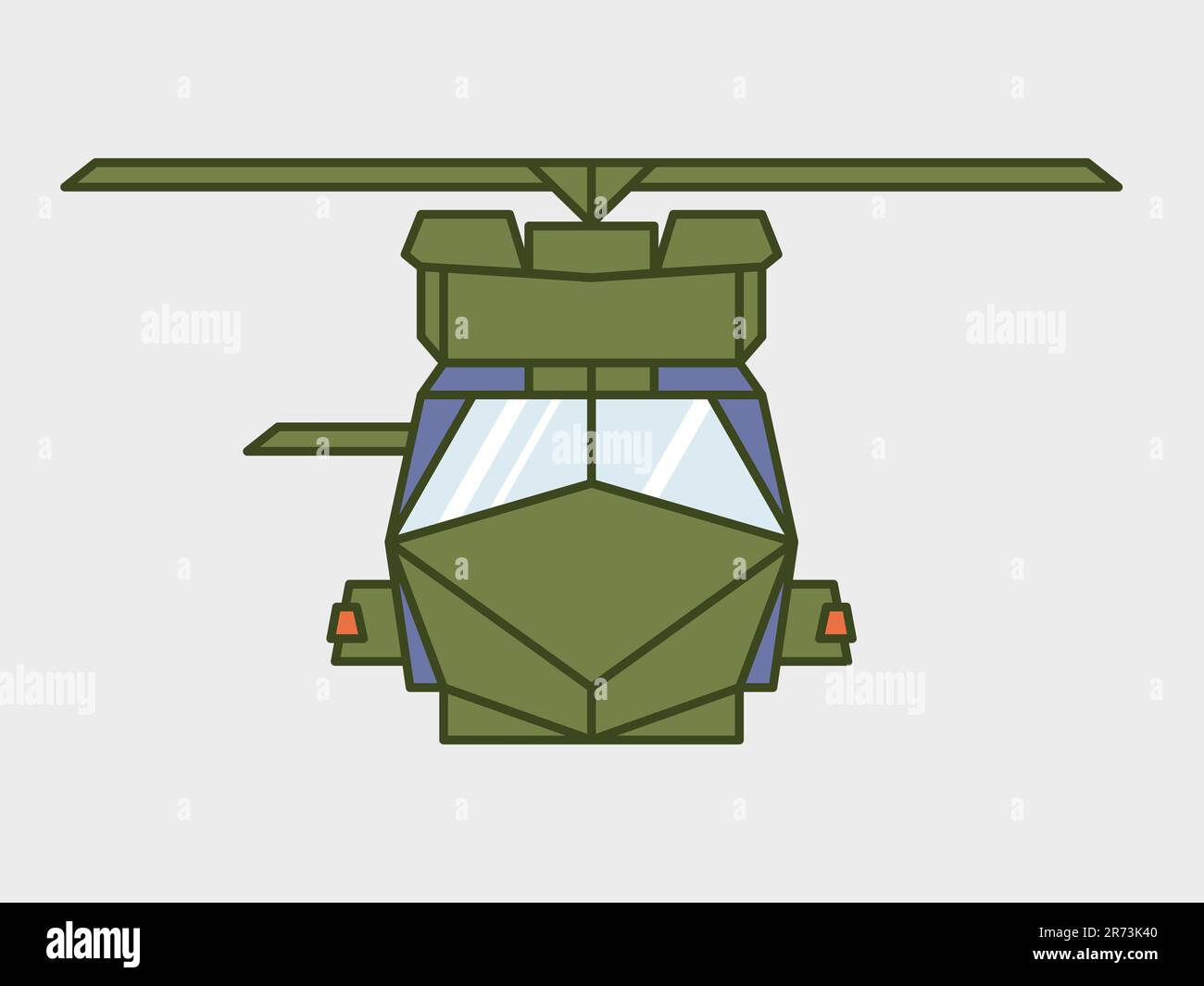 Helicopter front view, caiman nh90 in french army, can be used for web ...