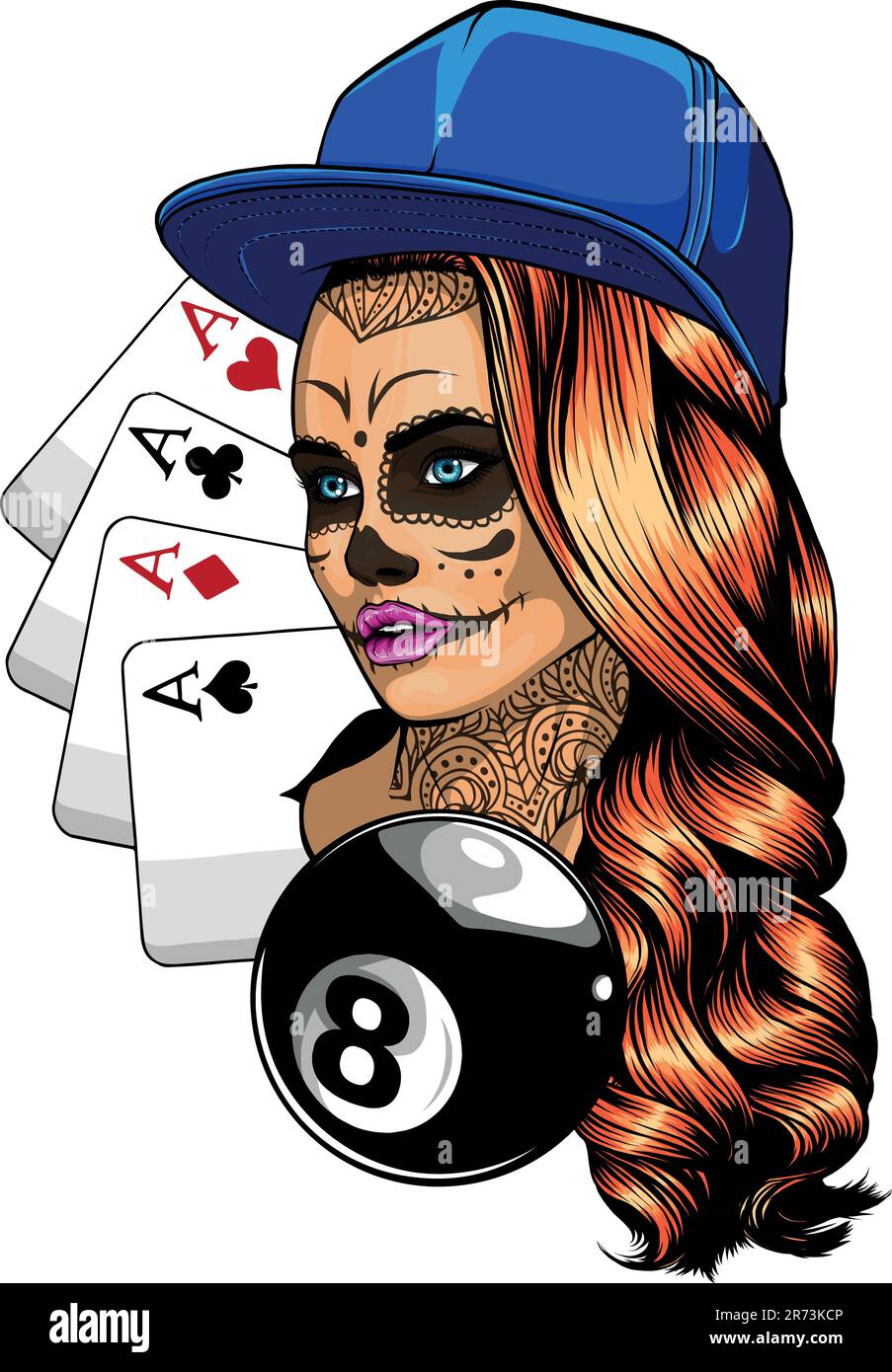 draw of Dead girl vector illustration design Stock Vector Image & Art ...