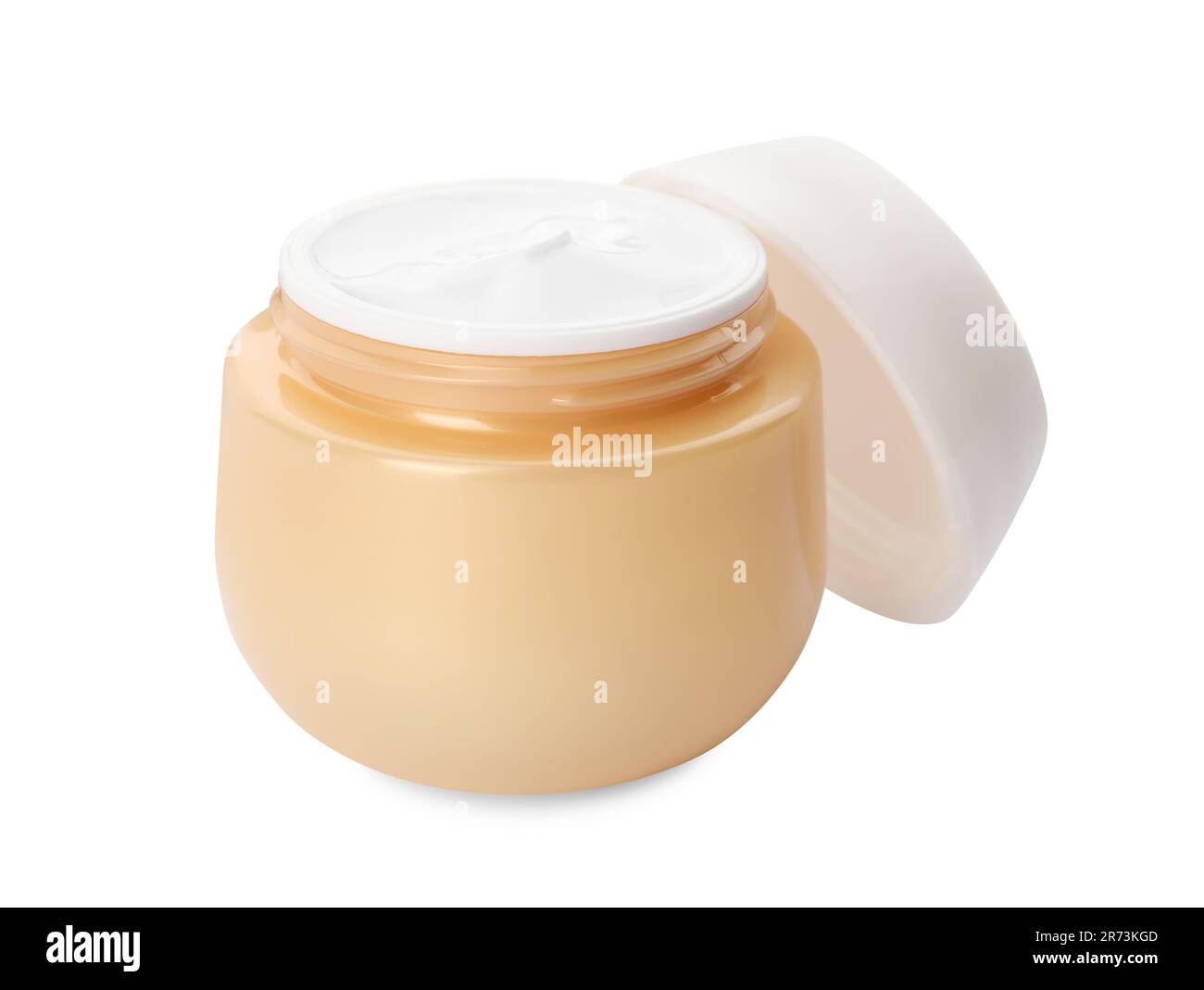 Face cream in jar on white background Stock Photo - Alamy