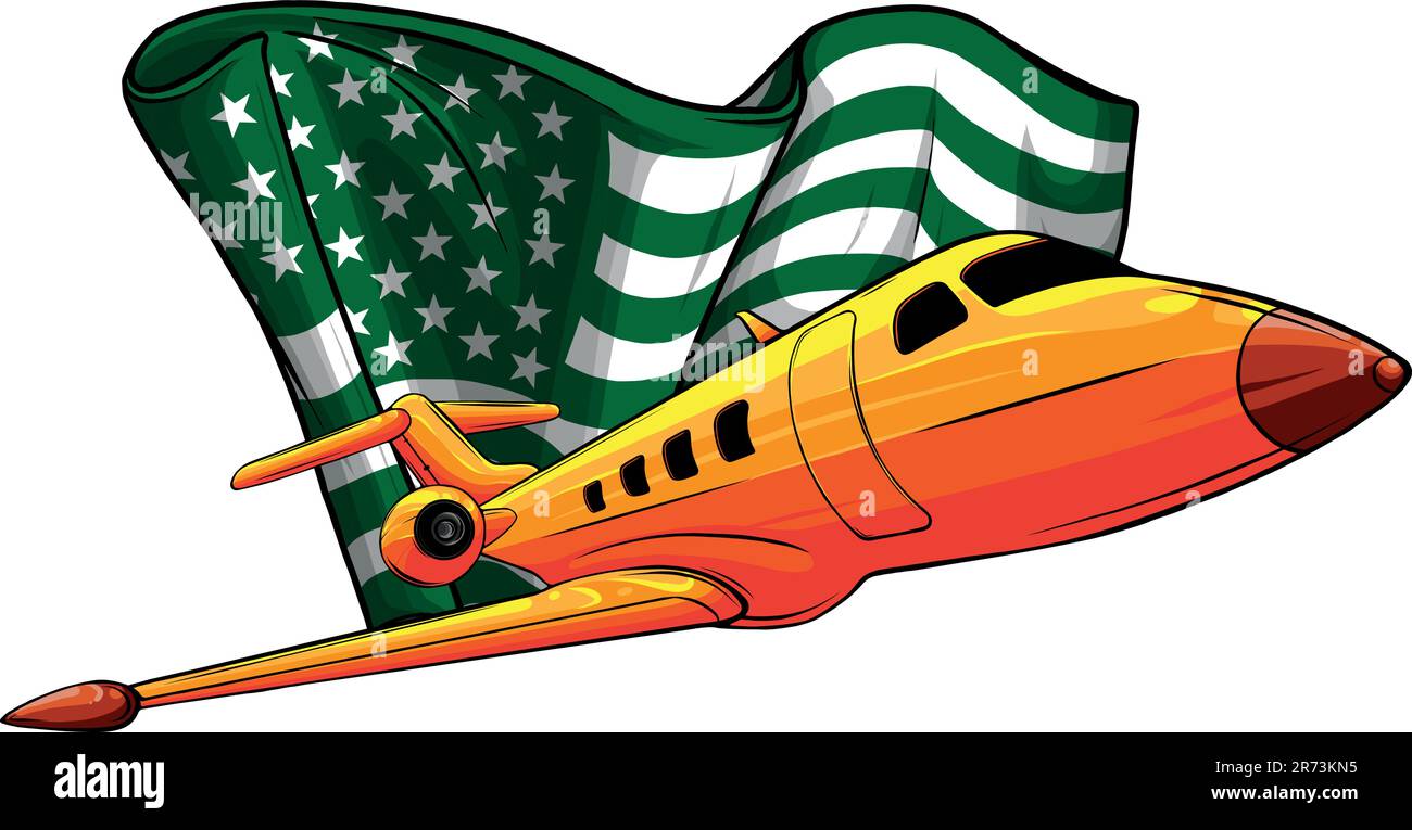 hand draw of Jet airplane vector illustration design Stock Vector Image ...