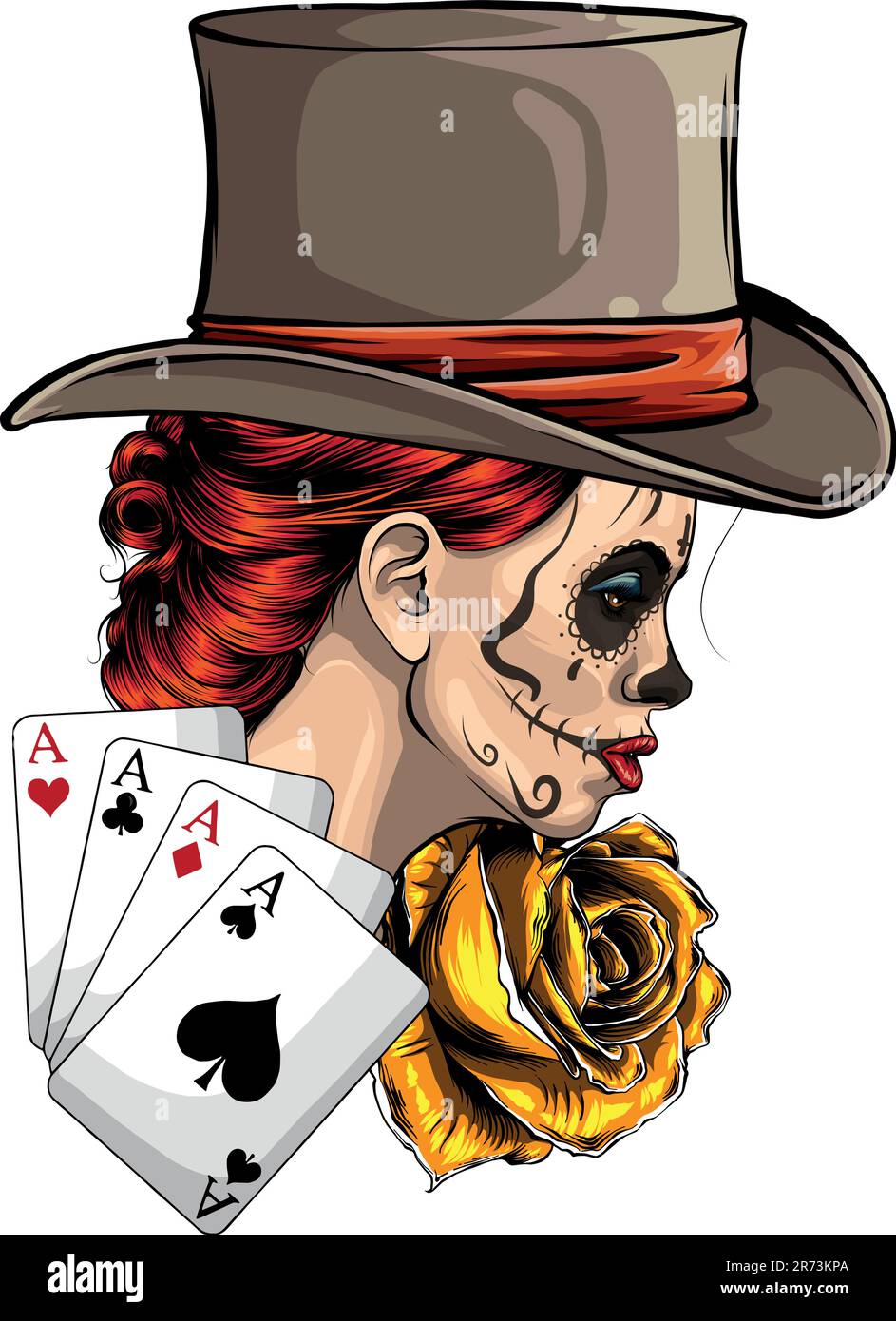 draw of Dead girl vector illustration design Stock Vector Image & Art ...