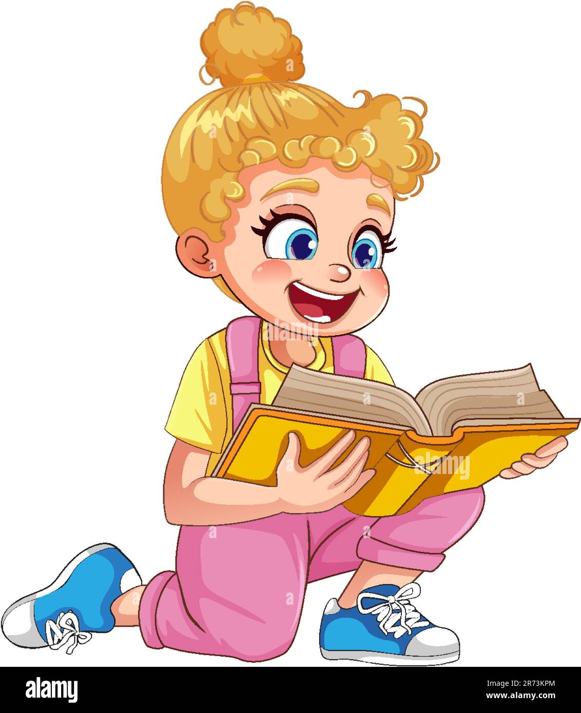 Picture of a child reading a book clip art Cut Out Stock Images ...