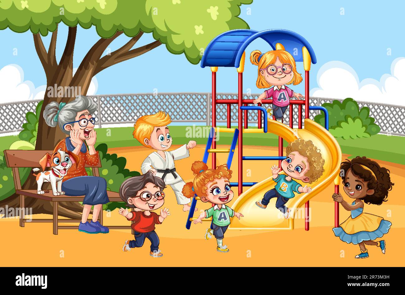 People with different gender age and race at the park doing different ...